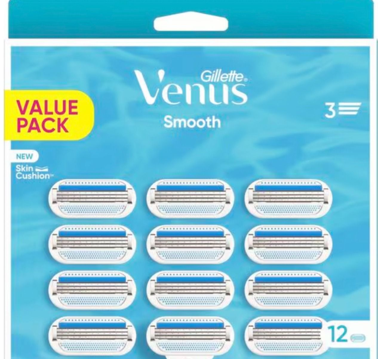 Gillette Venus Smooth 12 mesjes